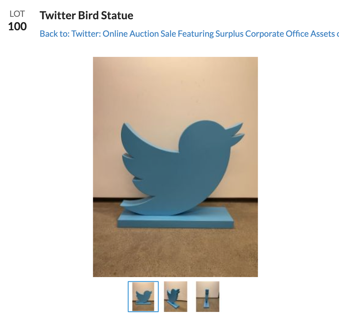 What Would You Buy At Twitter's Surplus Auction? - Refinery Lab
